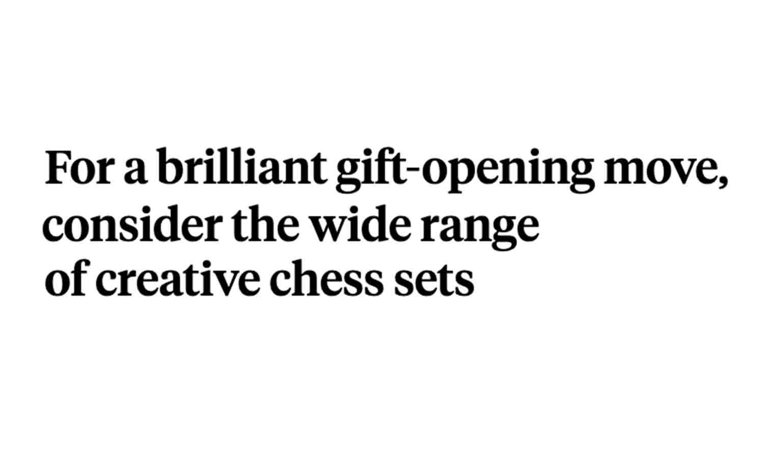 For a brilliant gift-opening move, consider the wide range of creative ...